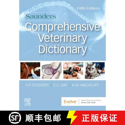 【3-4周达】Saunders Comprehensive Veterinary Dictionary [9780702074639]