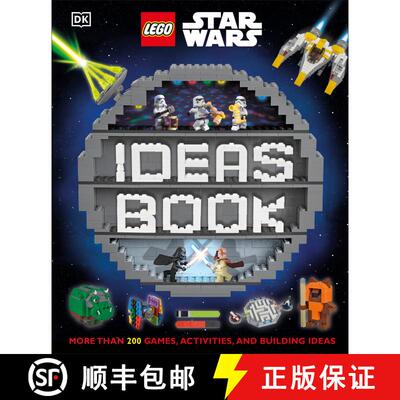 【3-4周达】精装 LEGO Star Wars Ideas Book: More than 200 Games, Activities, and Building Ideas [9781465467058]