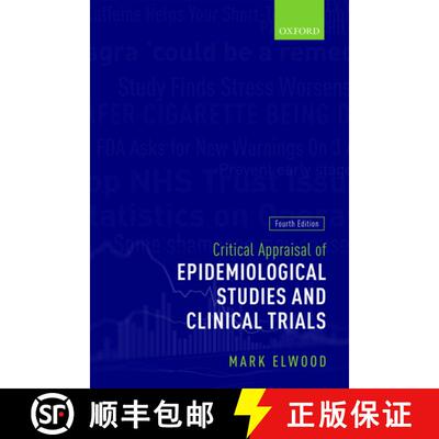 【3-4周达】Critical Appraisal of Epidemiological Studies and Clinical Trials [9780199682898]