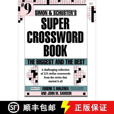 【3-4周达】Simon & Schuster Super Crossword Puzzle Book #9: The Biggest and the Best [9780684829647]