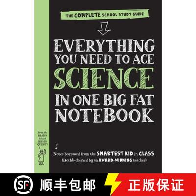【3-4周达】Everything You Need to Ace Science in One Big Fat Notebook (UK Edition): The Complete Scho... [9780761196877]
