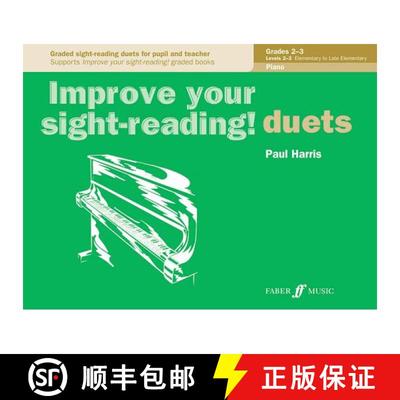 【3-4周达】Improve Your Sight-Reading! Piano Duet, Grade 2-3: Graded Sight-Reading Duets for Pupil an... [9780571524068]