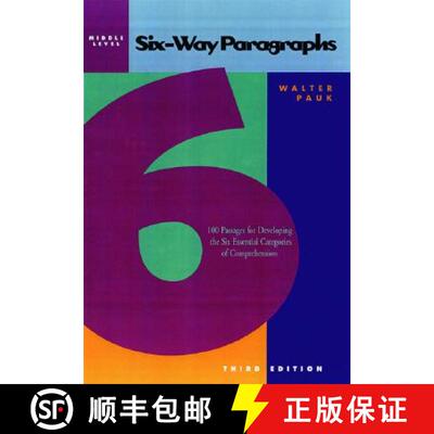 【3-4周达】Six-Way Paragraphs: Middle: 100 Passages for Developing the Six Essential Categories of Co... [9780844221199]