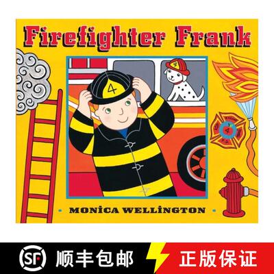 【3-4周达】精装 Firefighter Frank Board Book Edition [9780525423737]