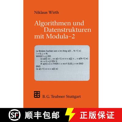 【3-4周达】Algorithmen Und Datenstrukturen Mit Modula -- 2 (5., durchgesehene Auflage 1986) [9783519122609]