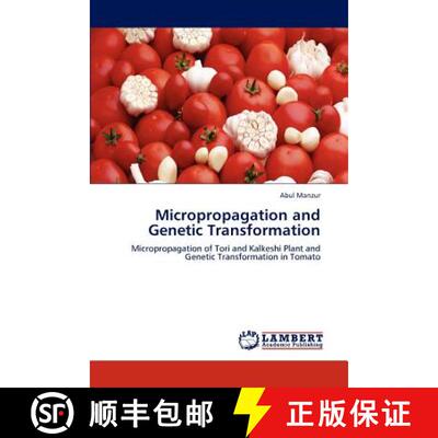 预订 Micropropagation and Genetic Transformation [9783846512500]