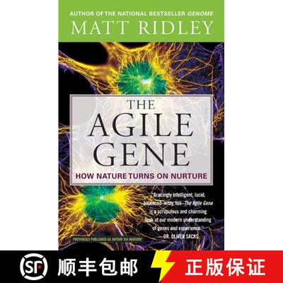【3-4周达】The Agile Gene: How Nature Turns on Nurture [9780060006792]