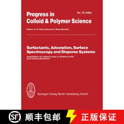 【3-4周达】Surfactants, Adsorption, Surface Spectroscopy and Disperse Systems (Softcover reprint of t... [9783662160848]
