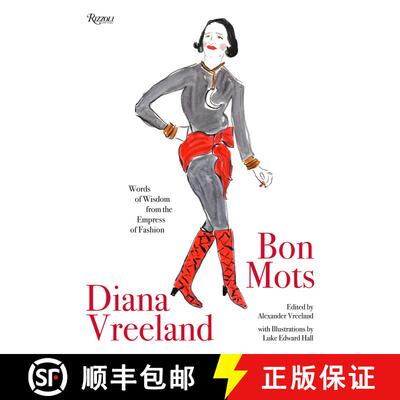 【3-4周达】Diana Vreeland: Bon Mots: Words of Wisdom From the Empress of Fashion [9780789344069]