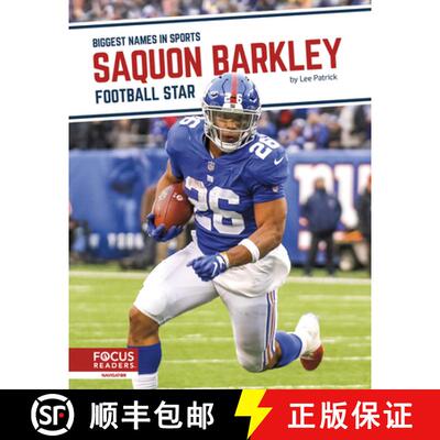 【3-4周达】精装 Biggest Names in Sports: Saquon Barkley: Football Star: Football Star [9781644930502]