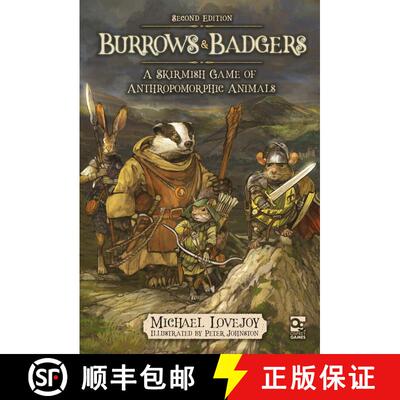 【3-4周达】精装 Burrows & Badgers: Second Edition: A Skirmish Game of Anthropomorphic Animals [9781472864666]