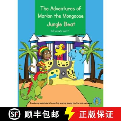 【3-4周达】The Adventures of Marlon the Mongoose - Jungle Beat: Early learning for ages 2- 4 [9781961558991]