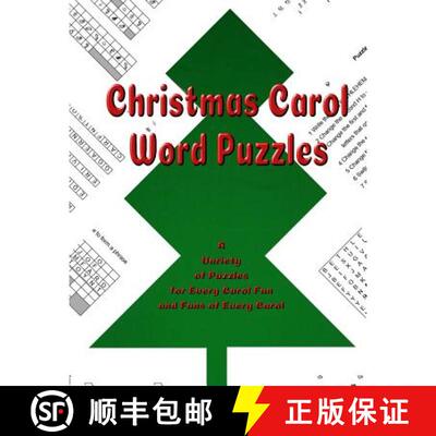 【3-4周达】Christmas Carol Word Puzzles: A Variety of Puzzles for Every Carol Fan and Fans of Every C... [9781943598083]