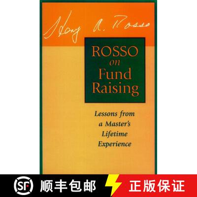 【3-4周达】精装 Rosso On Fund Raising: Lessons From A Master'S Lifetime Experience [Wiley经管] [9780787903046]
