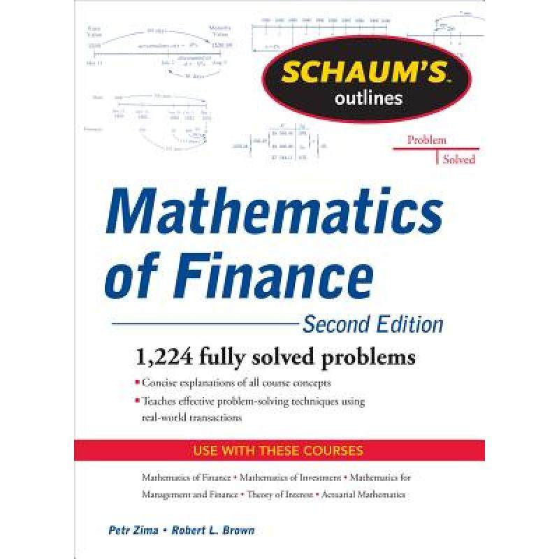 【4周达】Schaum's Outline of Mathematics of Finance, Second Edition ...