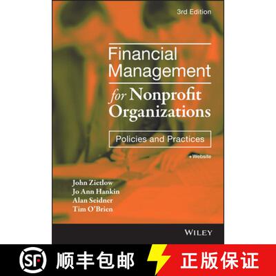 【3-4周达】Financial Management For Nonprofit Organizations: Policies And Practices [Wiley经管] [9781119382560]