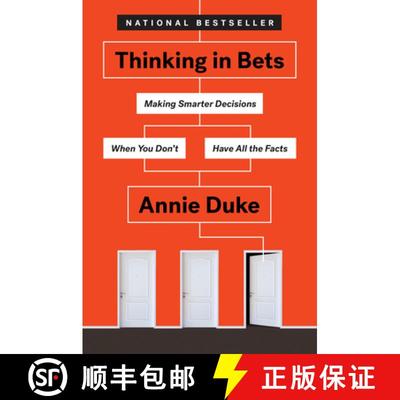 【3-4周达】对赌：信息不足时如何做出明智决策 精装 Thinking in Bets: Making Smarter Decisions When You ... [9780735216358]