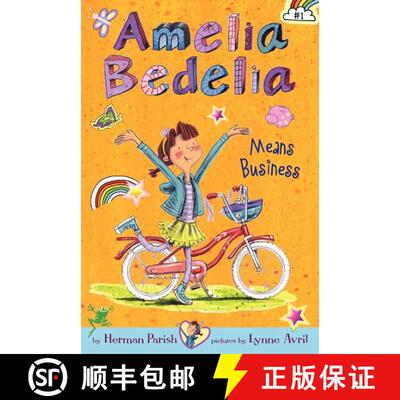 【3-4周达】Amelia Bedelia Chapter Book #1: Amelia Bedelia Means Business [9780062094964]