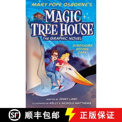 【3-4周达】精装 Dinosaurs Before Dark Graphic Novel [9780593174685]
