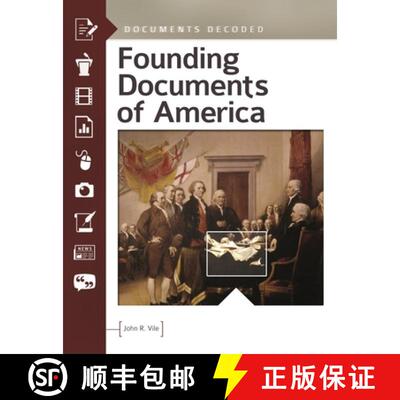 【3-4周达】精装 Founding Documents of America: Documents Decoded [9781440839283]