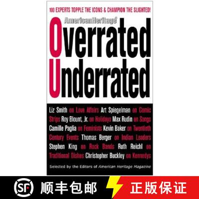 【3-4周达】Overrated/Underrated: 100 Experts Topple the Icons and Champion the Slighted! [9781579121631]