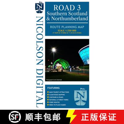 【3-4周达】Nicolson Road 3, South Scotland: Southern Scotland & Northumberland [9781912046584]