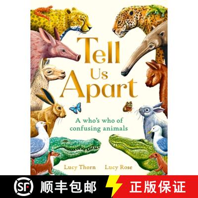 【3-4周达】精装 Tell Us Apart : A who's who of confusing animals [9781510230903]