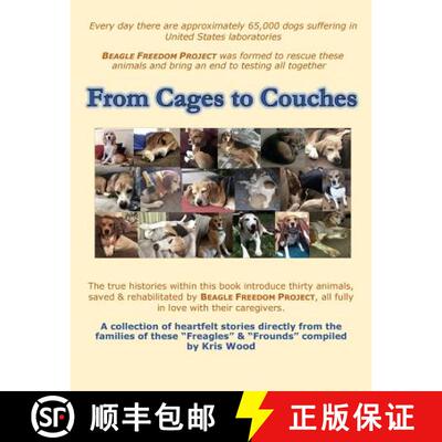 【3-4周达】From Cages to Couches: The true histories within this book introduce thirty animals, saved... [9780998193366]