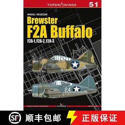 【3-4周达】Brewster F2a Buffalo.  F2a-1, F2a-2, F2a-3 [9788365437730]