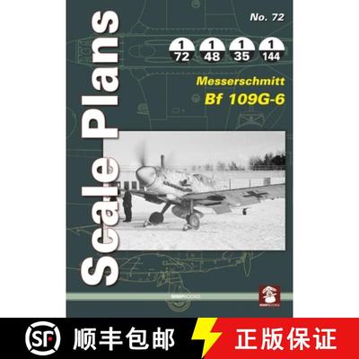 【3-4周达】Scale Plans 72: Messerschmitt Bf 109 G-6 [9788366549715]