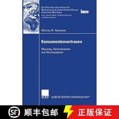 【3-4周达】Konsumentenvertrauen : Messung, Determinanten, Konsequenzen [9783835007840]
