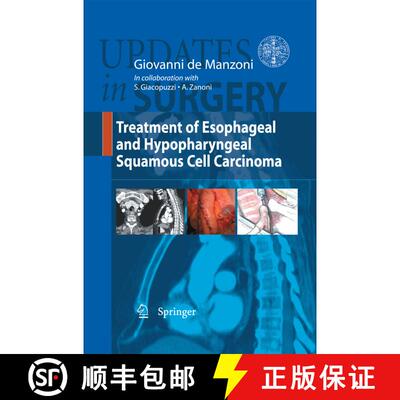 【3-4周达】Treatment of Esophageal and Hypopharyngeal Squamous Cell Carcinoma [9788847056138]