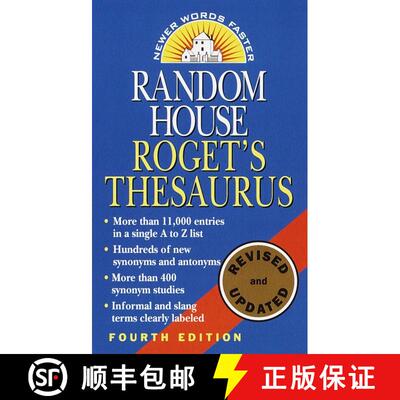 【3-4周达】Random House Roget's Thesaurus [9780345447265]