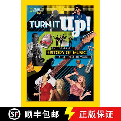 【3-4周达】精装 Turn It Up!: A pitch-perfect history of music that rocked the world [9781426335426]