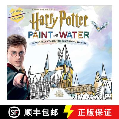 【3-4周达】Harry Potter Paint with Water - Art Book for Teens and Adults, Officially Licensed [9781645176664]