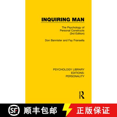 【3-4周达】Inquiring Man: The Psychology of Personal Constructs (3rd Edition) [9780367140946]