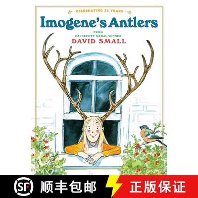 【3-4周达】精装 Imogene's Antlers: A Christmas Book for Kids [9780375810480]