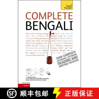 【3-4周达】Complete Bengali Beginner to Intermediate Course : (Book and audio support) [9781444106862]