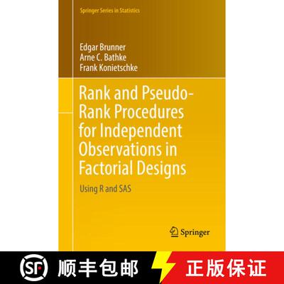 【3-4周达】精装 Rank and Pseudo-Rank Procedures for Independent Observations in Factorial Designs : U... [9783030029128]