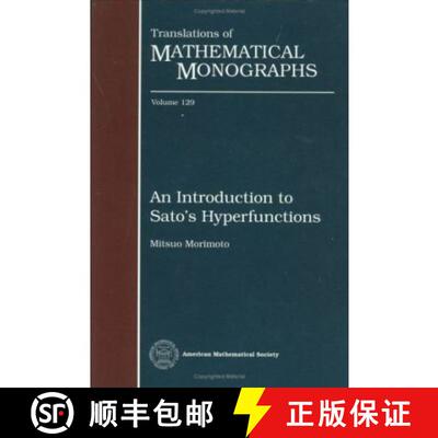 【3-4周达】精装 Introduction to Sato's Hyperfunctions: Satao Chaokansau Nyaumon [9780821845714]