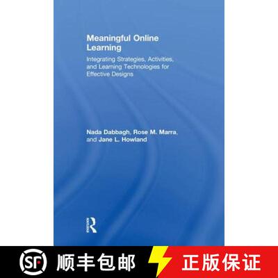 【3-4周达】精装 Meaningful Online Learning: Integrating Strategies, Activities, and Learning Technolo... [9781138694187]