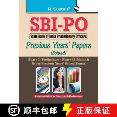 【3-4周达】Sbi: Probationary Officers-Previous Years Papers (Solved) [9788178125800]