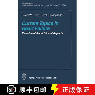 【3-4周达】Current Topics in Heart Failure: Experimental and Clinical Aspects [9783798508941]