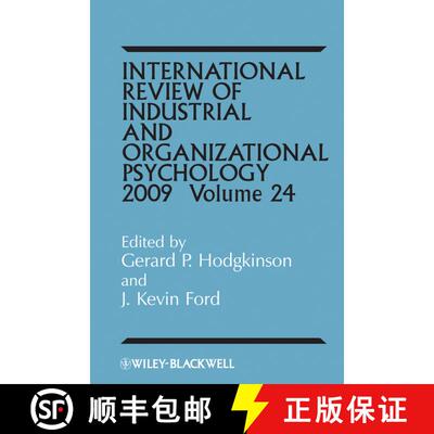 【3-4周达】精装 International Review Of Industrial And Organizational Psychology 2009 V24 [Wiley心理学] [9780470680001]