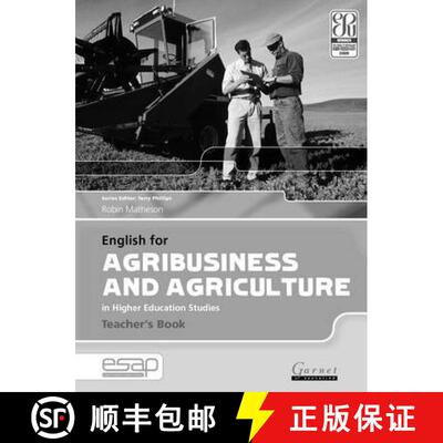 【3-4周达】精装 English for Agribusiness and Agriculture in Higher Education Studies - Teacher's Book [9781859644515]