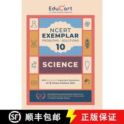 【3-4周达】Educart Science Ncert Exemplar (Problems Solutions 2021) for Class 10 Paperback [9789389609059]