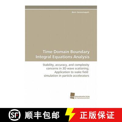 预订 Time Domain Boundary Integral Equations Analysis [9783838123936]