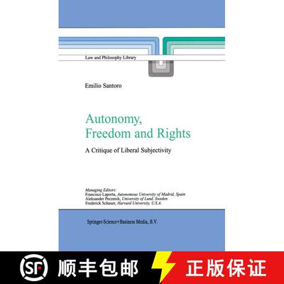 【3-4周达】Autonomy, Freedom and Rights : A Critique of Liberal Subjectivity [9789048163304]
