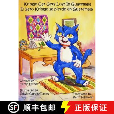 【3-4周达】精装 Kringle Cat Gets Lost In Guatemala [9780997133752]