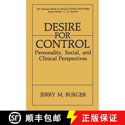 【3-4周达】精装 Desire for Control: Personality, Social and Clinical Perspectives [9780306440724]